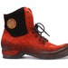 Red Men’s Suede Leather Boots Colin - Etsy
