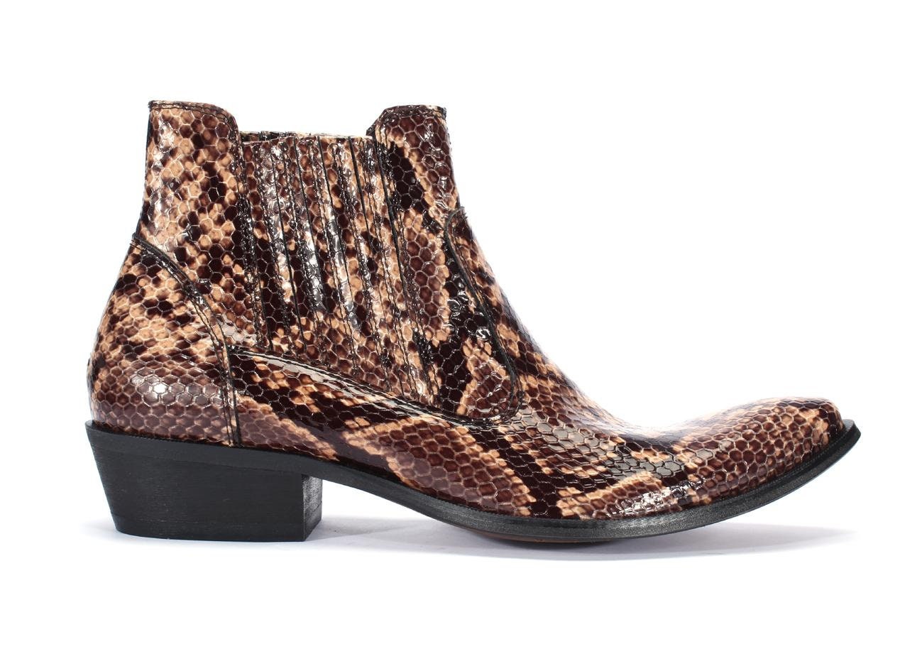 Stylish Men's Cowboy Boots Brown – Classic Western Design, Handcrafted ...