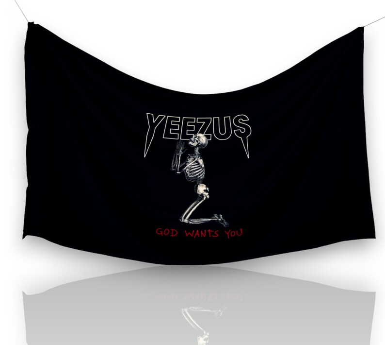 Kanye West yeezus God Wall Flag - Etsy