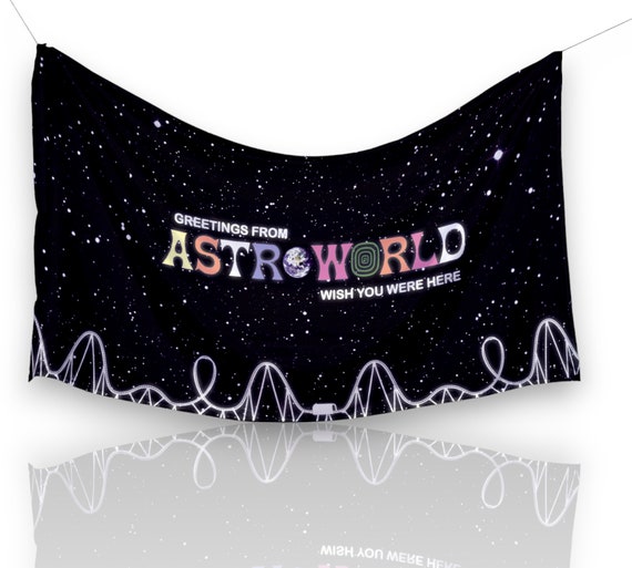 Astroworld Logo Flag Astroworld Travis Scott Flag From Astrofest! 🌵