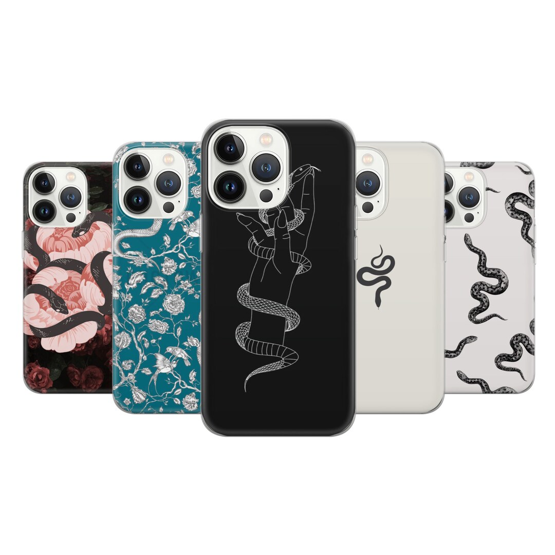 Snake Phone Case Serpent Cover for iPhone 14 Pro Max, 13, 12, 11, X, Xr ...