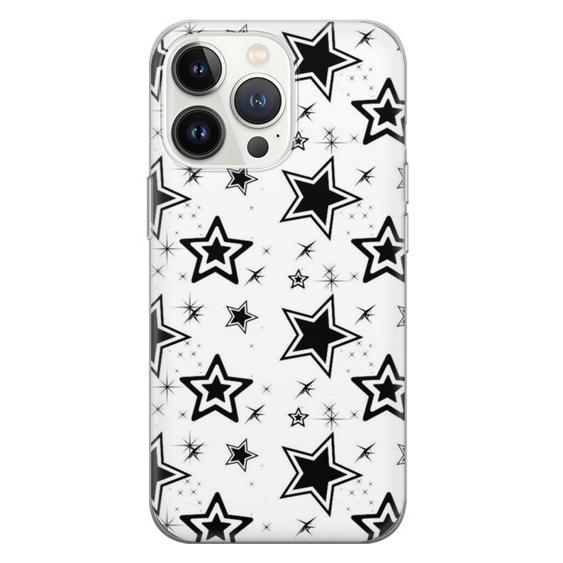 Y2K Sky Stars Phone Case Old School Vibe Cover for iPhone 14 Pro Max ...