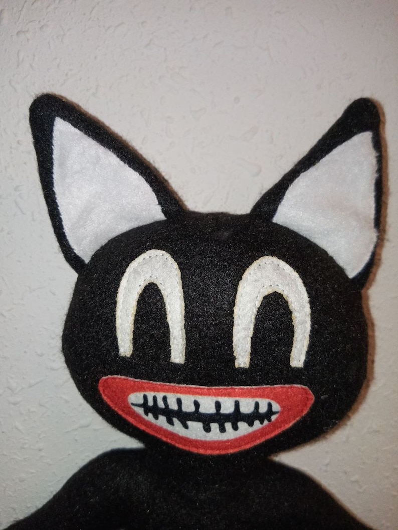 Toy Plush Cartoon Cat Scary Cat 36 Cm - Etsy