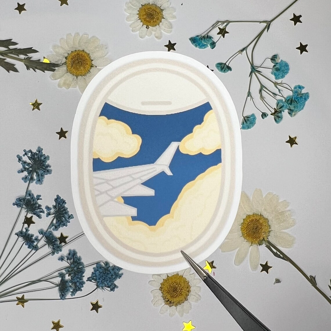 Day Plane Window Sticker - Etsy