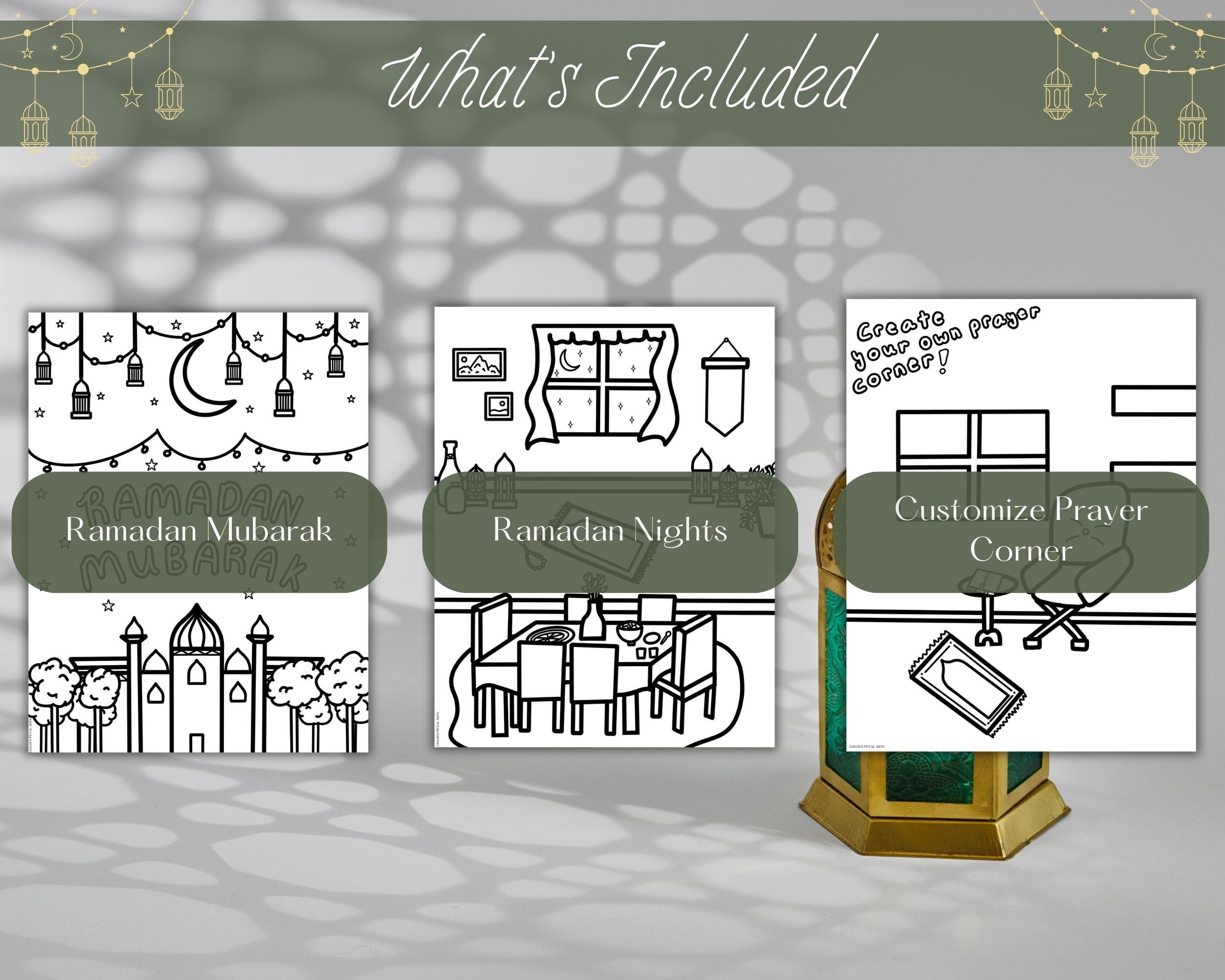 Ramadan Coloring Pages and Activities Digital Islamic Teaching ...