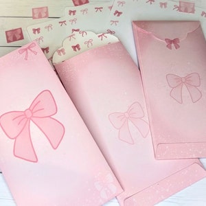 Aesthetic Coquette Bow Money Envelope - Physical (1 Pc) | Bows ...