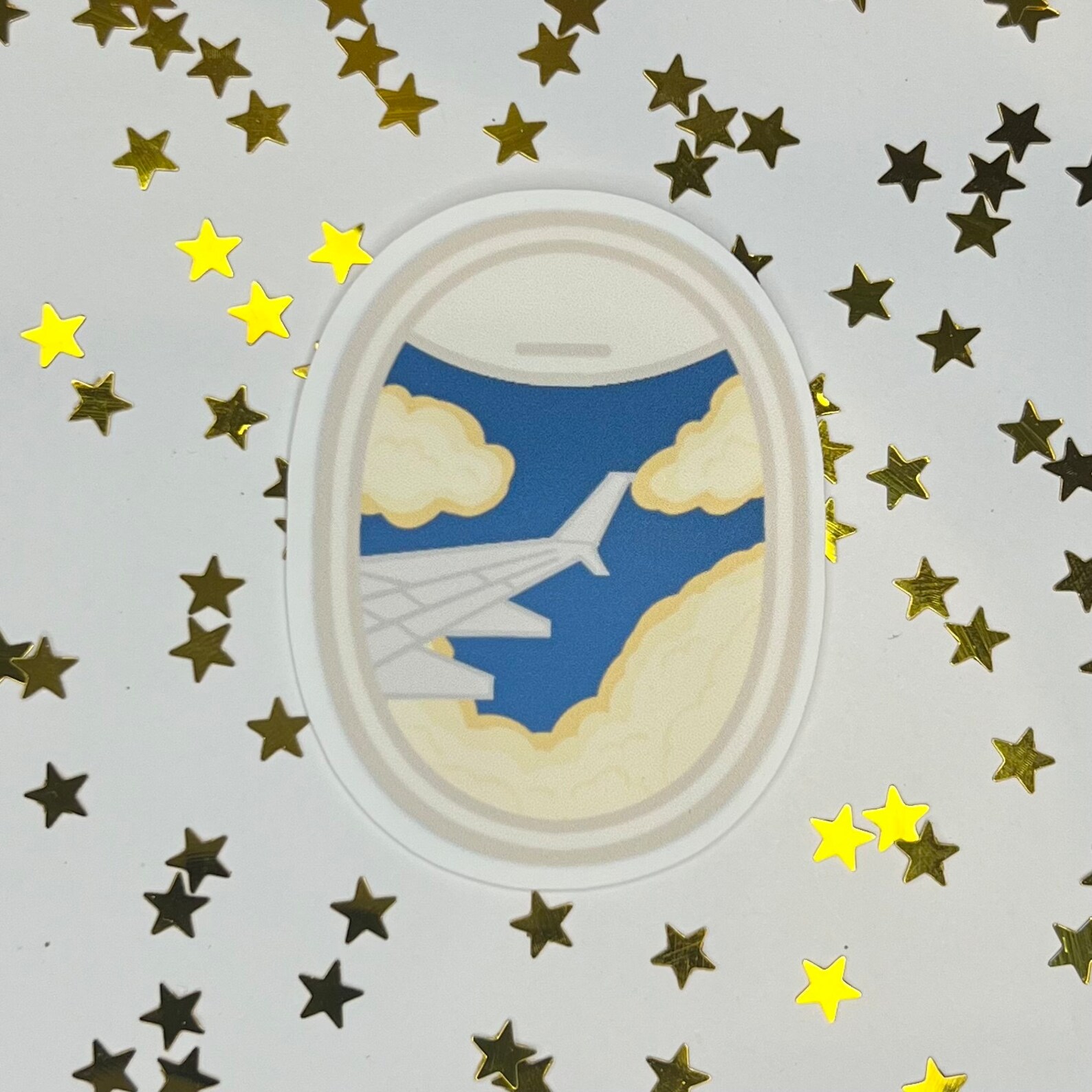 Day Plane Window Sticker - Etsy