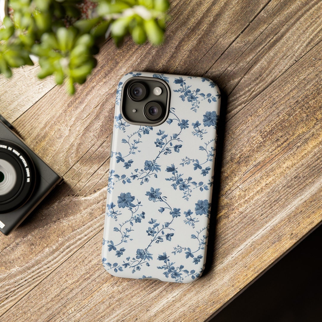 Cute Blue Flowers Wildflowers Aesthetic Floral Phone Case iPhone ...