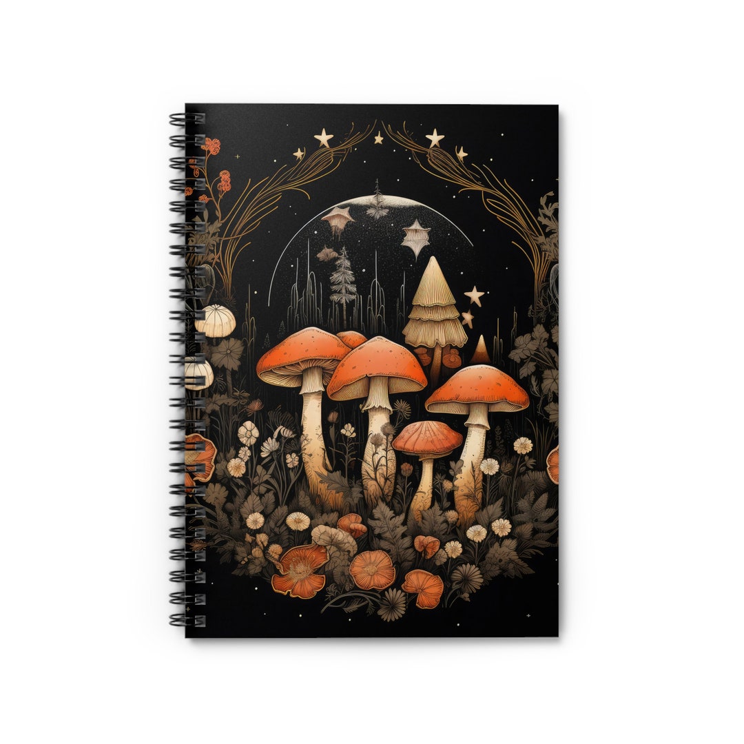 Cottagecore Mushroom Goblincore Dark Floral Occult Theme Tarot Style ...