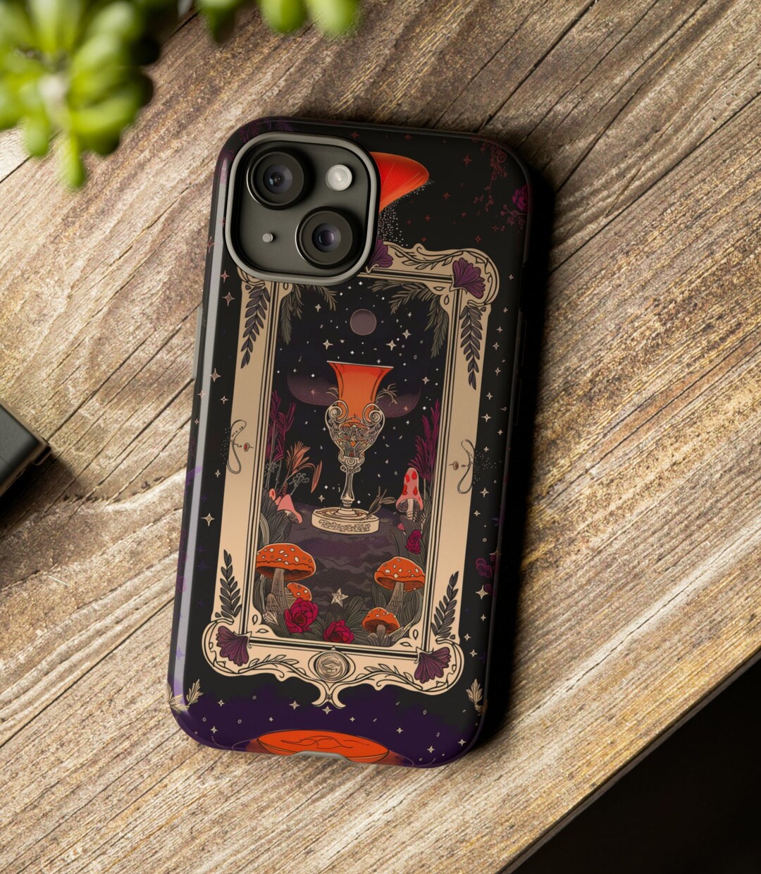 Tarot Art Style Cottagecore Whimsigoth Goblincore Chalice Mushroom ...