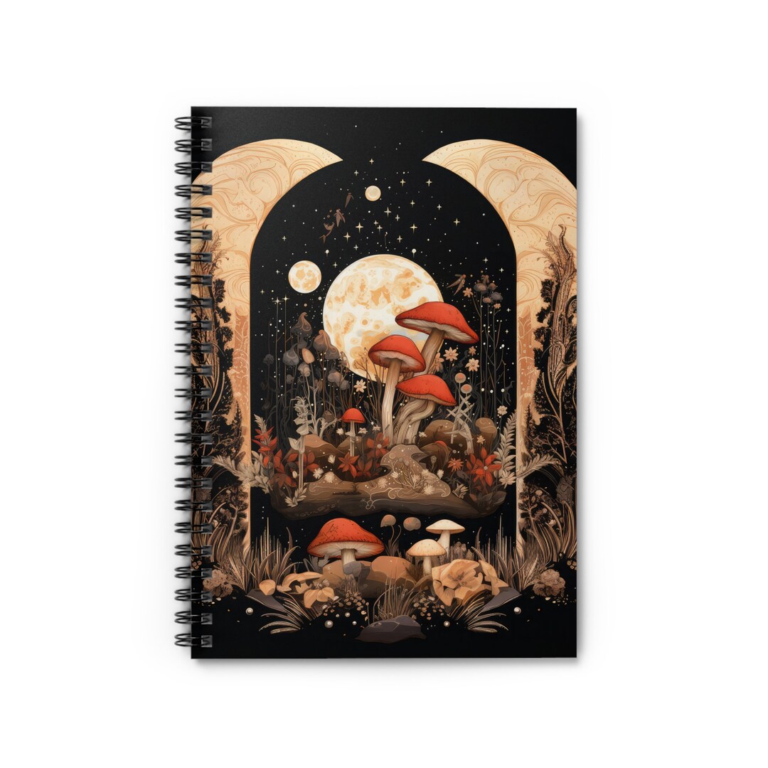 Whimsigoth Mushroom Goblincore Tarot Style Cottagecore Dark Floral ...
