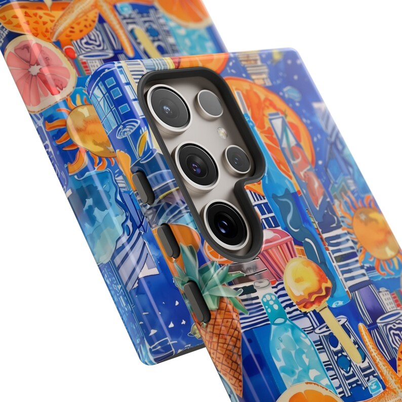 Summer Vibes Collage Phone Case: Italian Seaside Art - Etsy