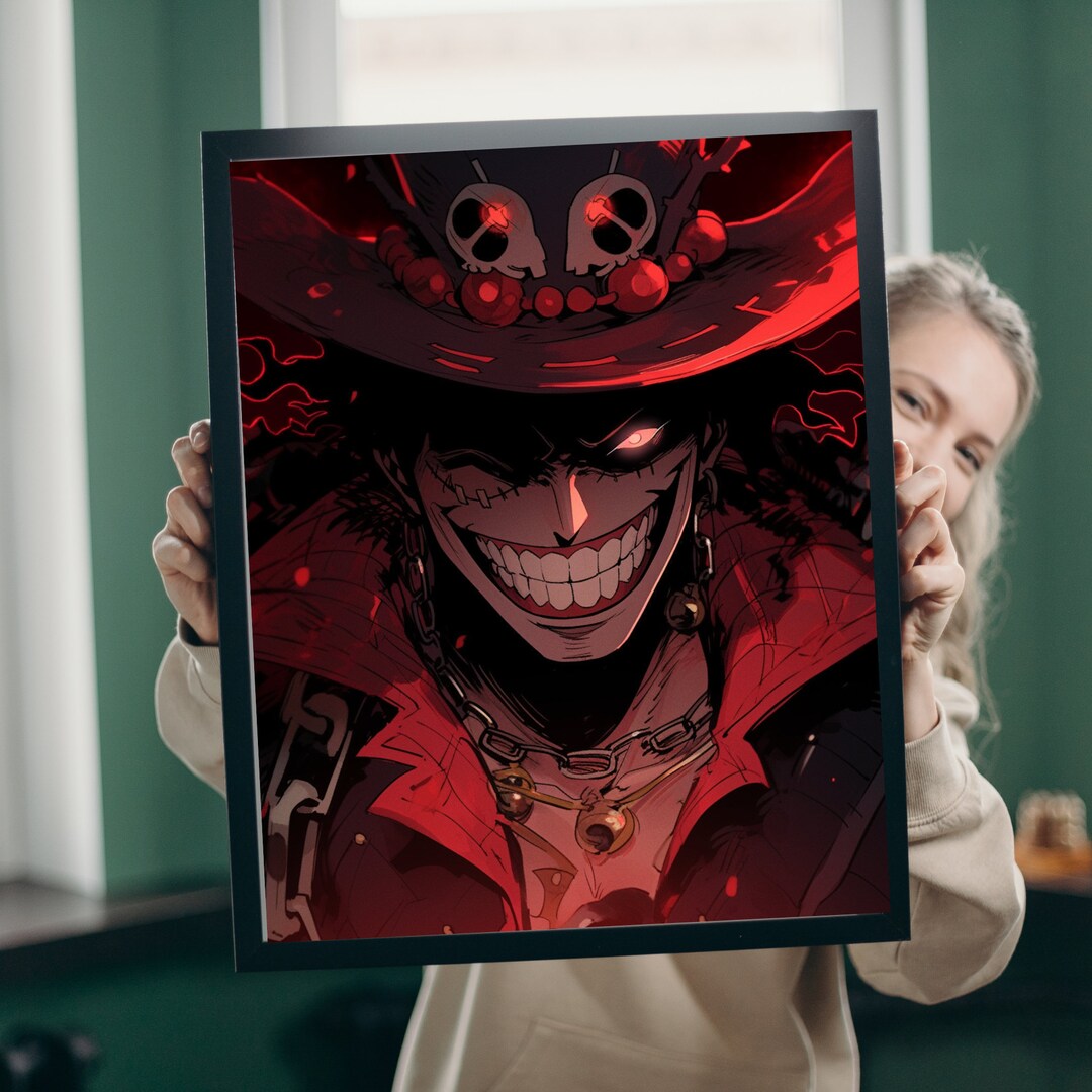 Portgas D Ace Dark Anime Style - Etsy