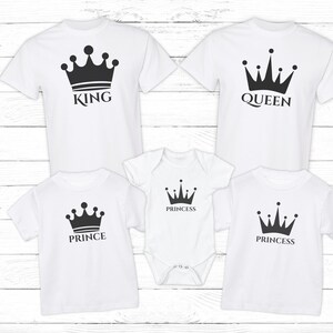 Halloween Royal Family Shirts: Matching King, Queen, Prince Tees - Etsy