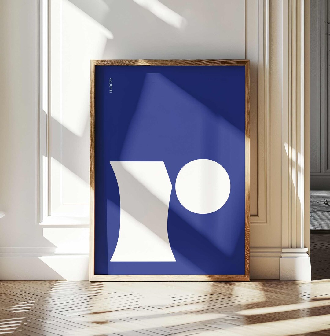 Typography Letter R Poster for Home Office Print Typography Wall Art ...