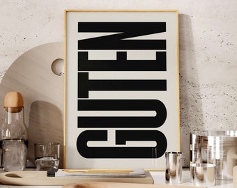 Vintage Letter M Light Blue Poster for Home Print Typography - Etsy