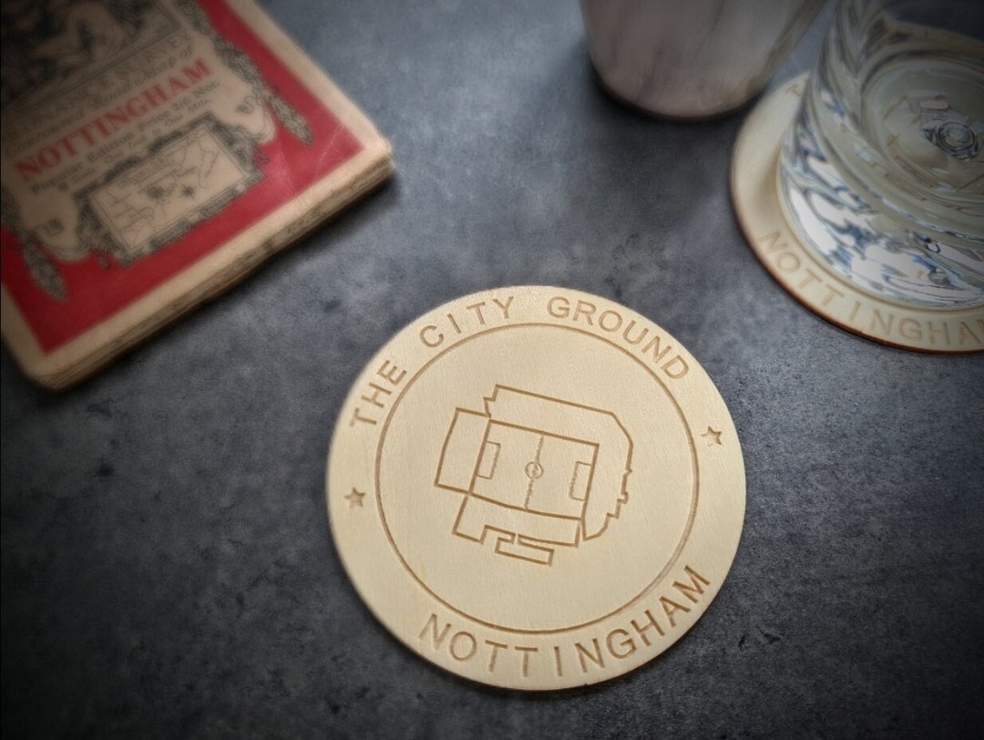 Nottingham Forest Personalised "the City Ground" Wooden Coaster or ...