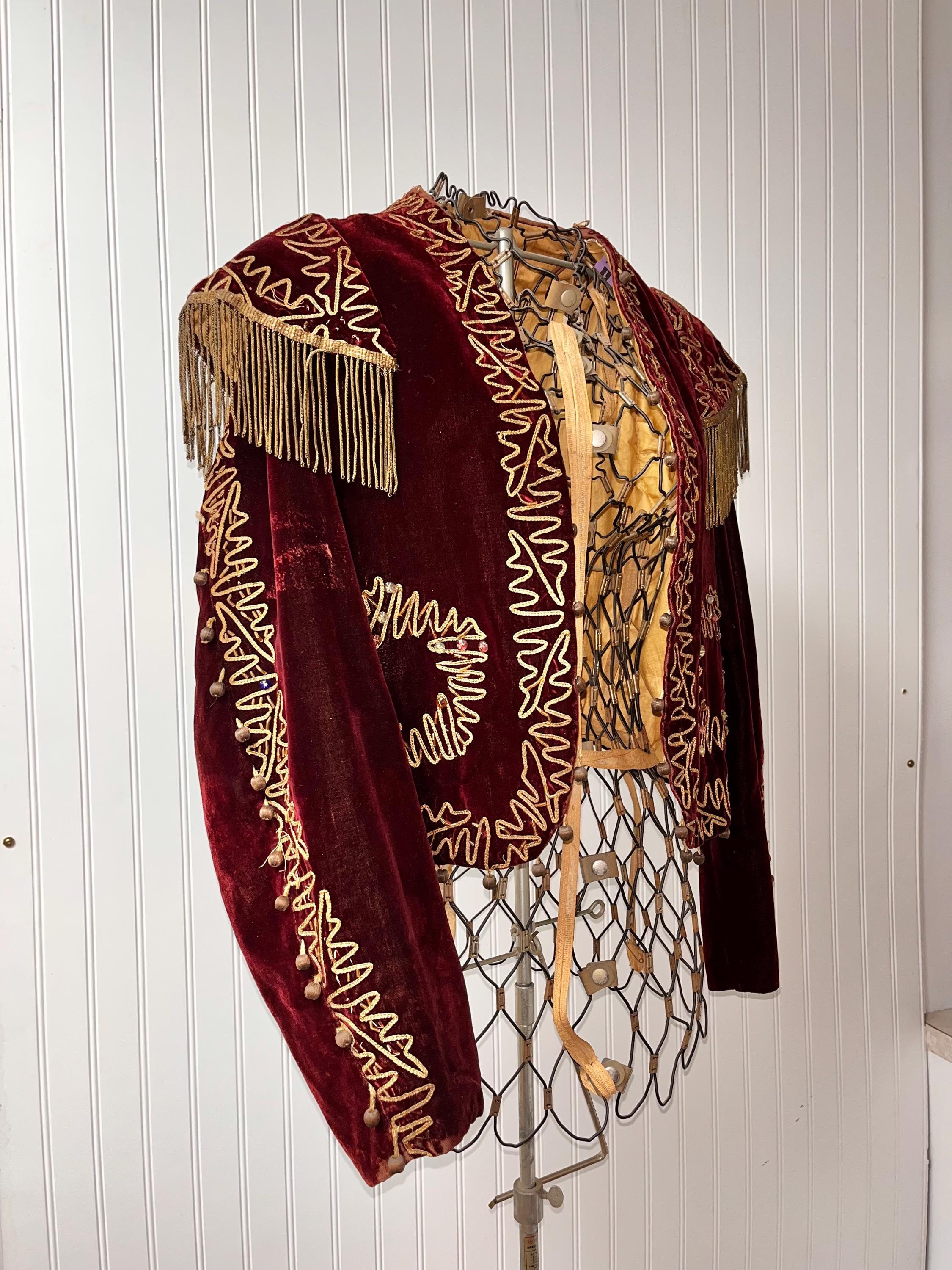 Antique 1930's Velvet Matador Jacket - Etsy