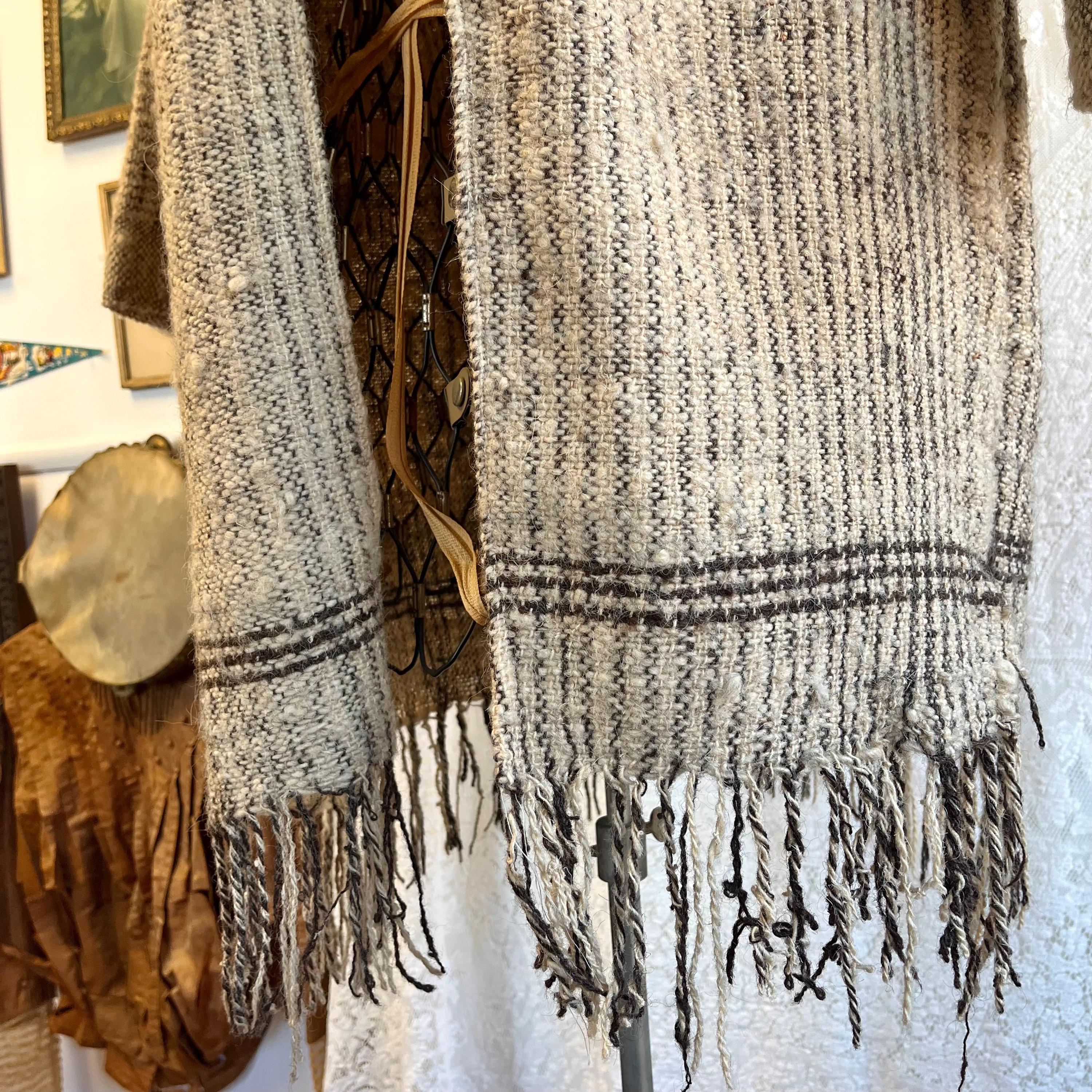 Antique Sarape Wool Fringed Coat - Etsy