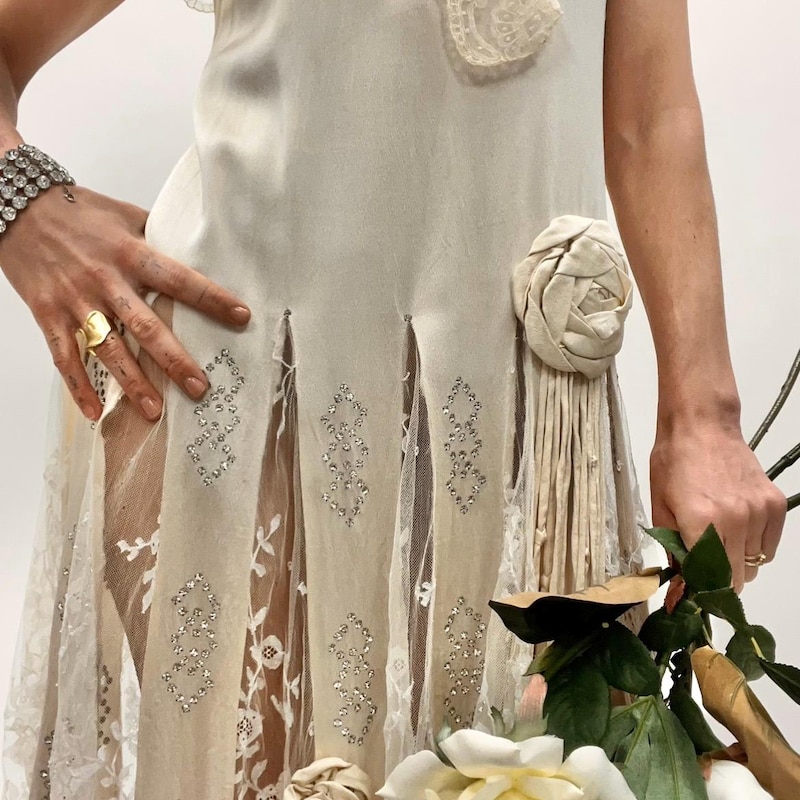 1920’s Satin Dress - Etsy