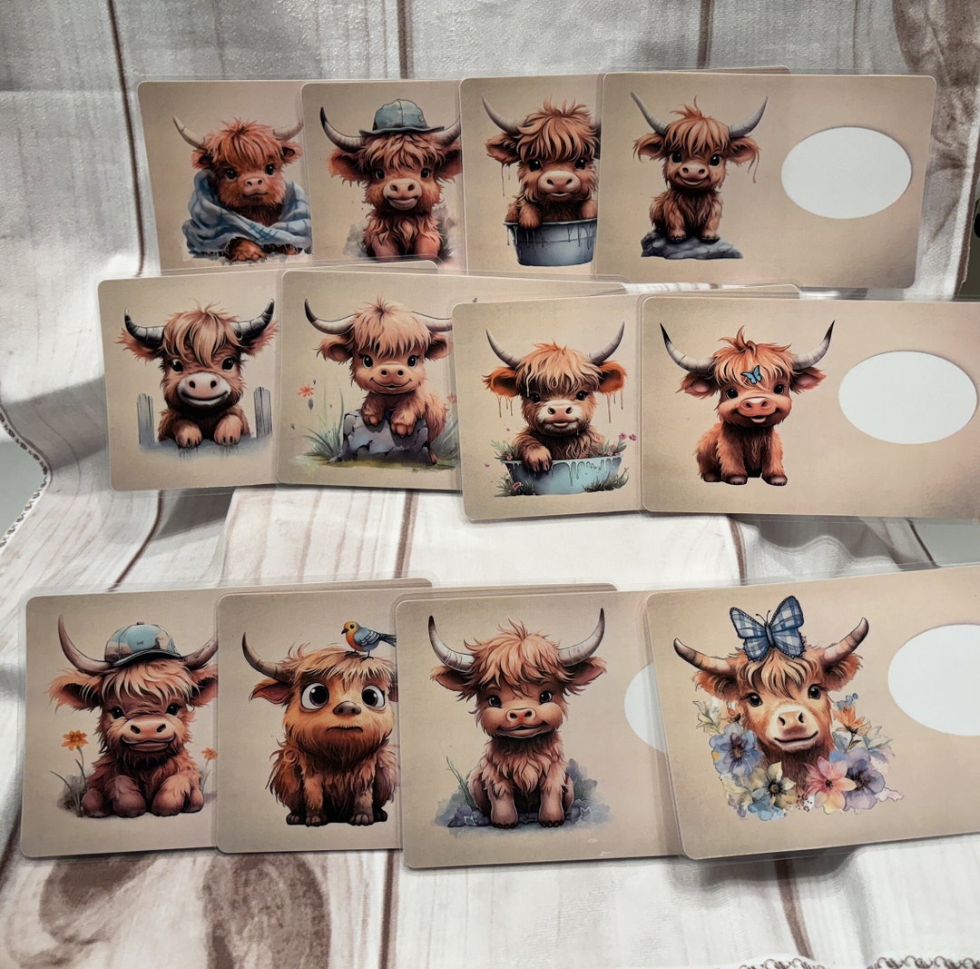 Free Lamination, Highland Cow, Dashboards, Budgeting - Etsy