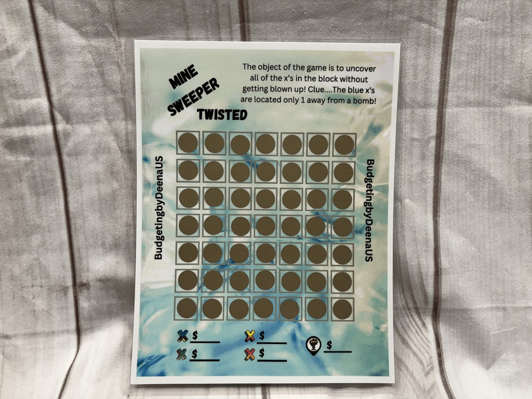 Mine Sweeper Twisted, Free Lamination, Savings Challenge, Budgeting ...