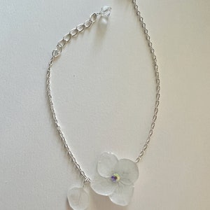 Real Hydrangea Bracelet: 14k Gold Plated Botanical Jewelry, Handmade in ...