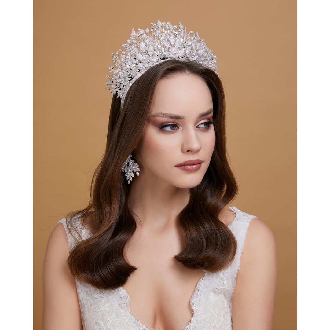 Crystal Wedding Tiara, Wedding Tiara for Bride, Beautiful Tiara Crown ...