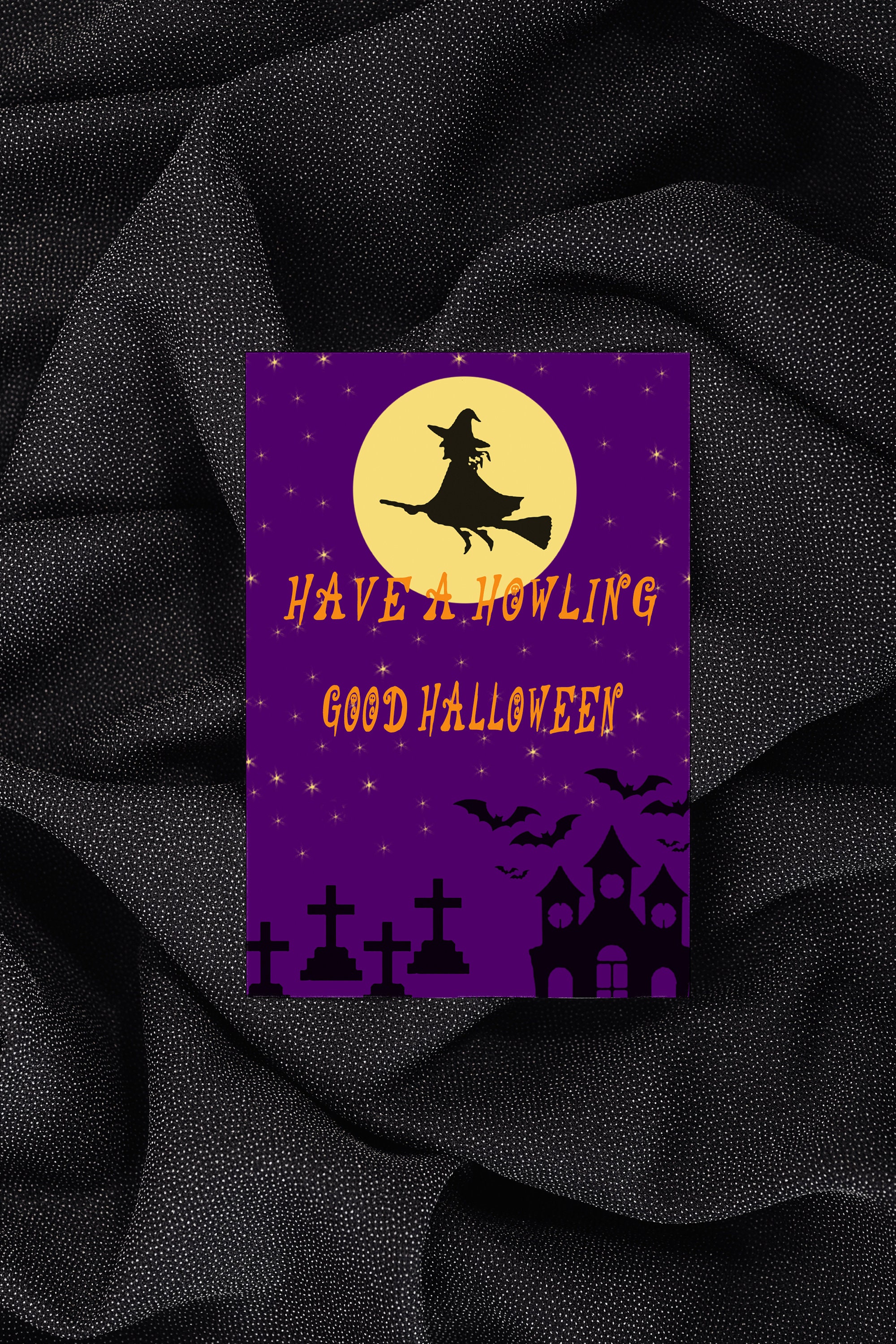 Halloween Printable Cards Pack Halloween Greetings Card - Etsy