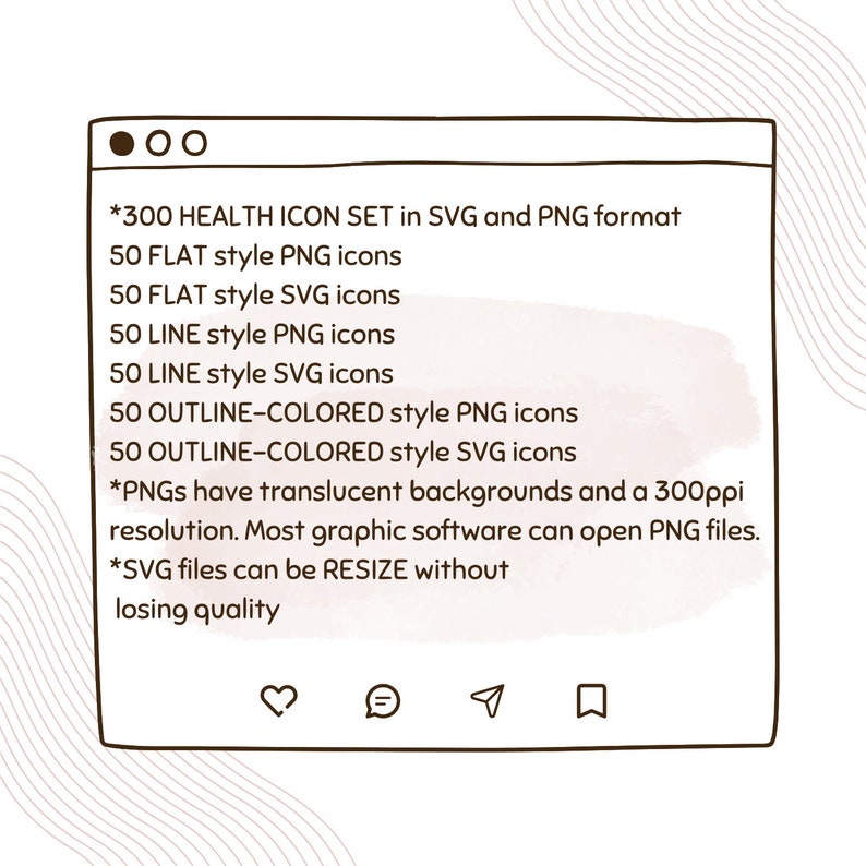 300 Health Icons Bundle, Health Icon Set, Icons in Line , Flat and ...