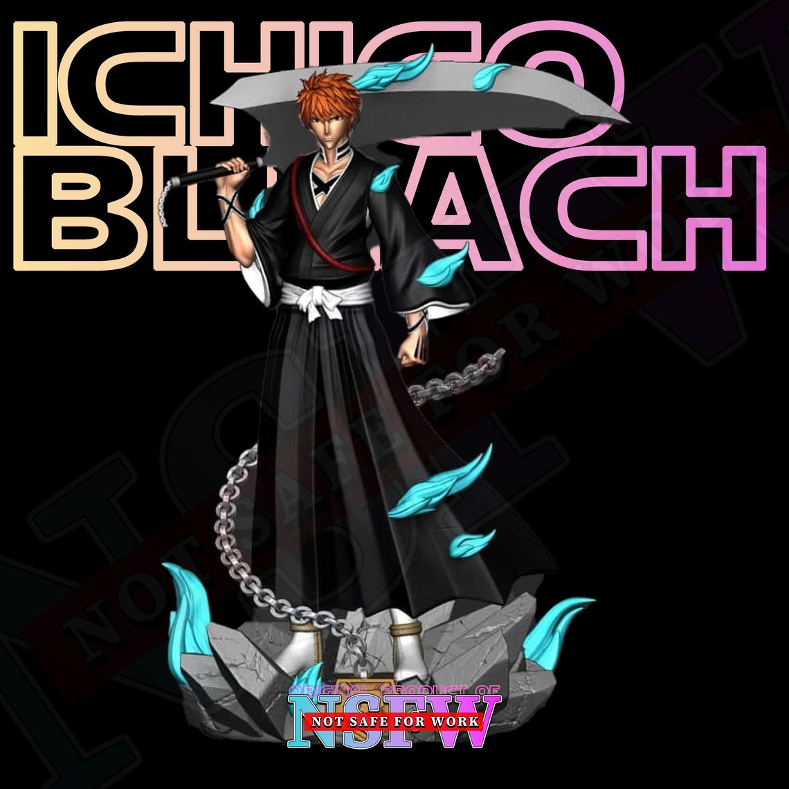 Ichigo Bleach Figure STL Model - Horizon Lite Model - 3D Printable 3D ...