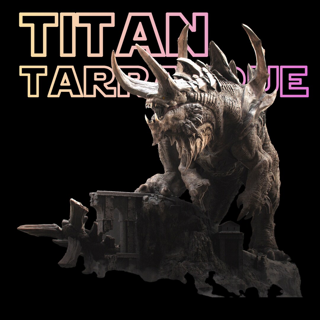 Titan Tarrasque 3D STL Model for 3D Printing - 3D Printable Titan ...