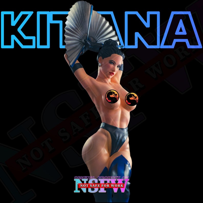 Kitana+nsfw Statue From Mortal Kombat STL Model - Kitana 3D Model for 3D Printing - Kitana Nsfw ...