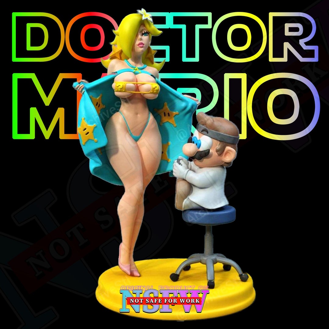 Doctor Mario And Princess Nsfw Figure Diorama Stl Model Nsfw Stl Figure