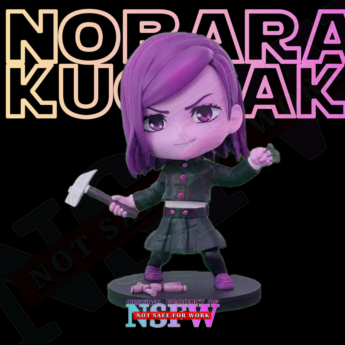 Nabora Kugusaki Figure STL Model From Kyuusan Mini Chibi Anime Figure ...