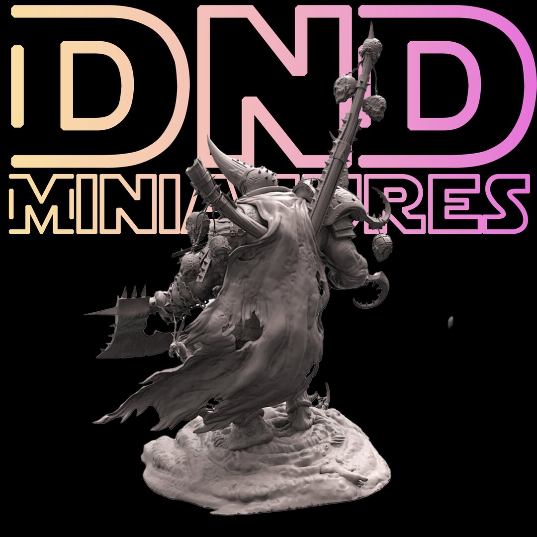 Dnd Miniatures STL Model for 3D Printing-typhus STL Figure Model ...