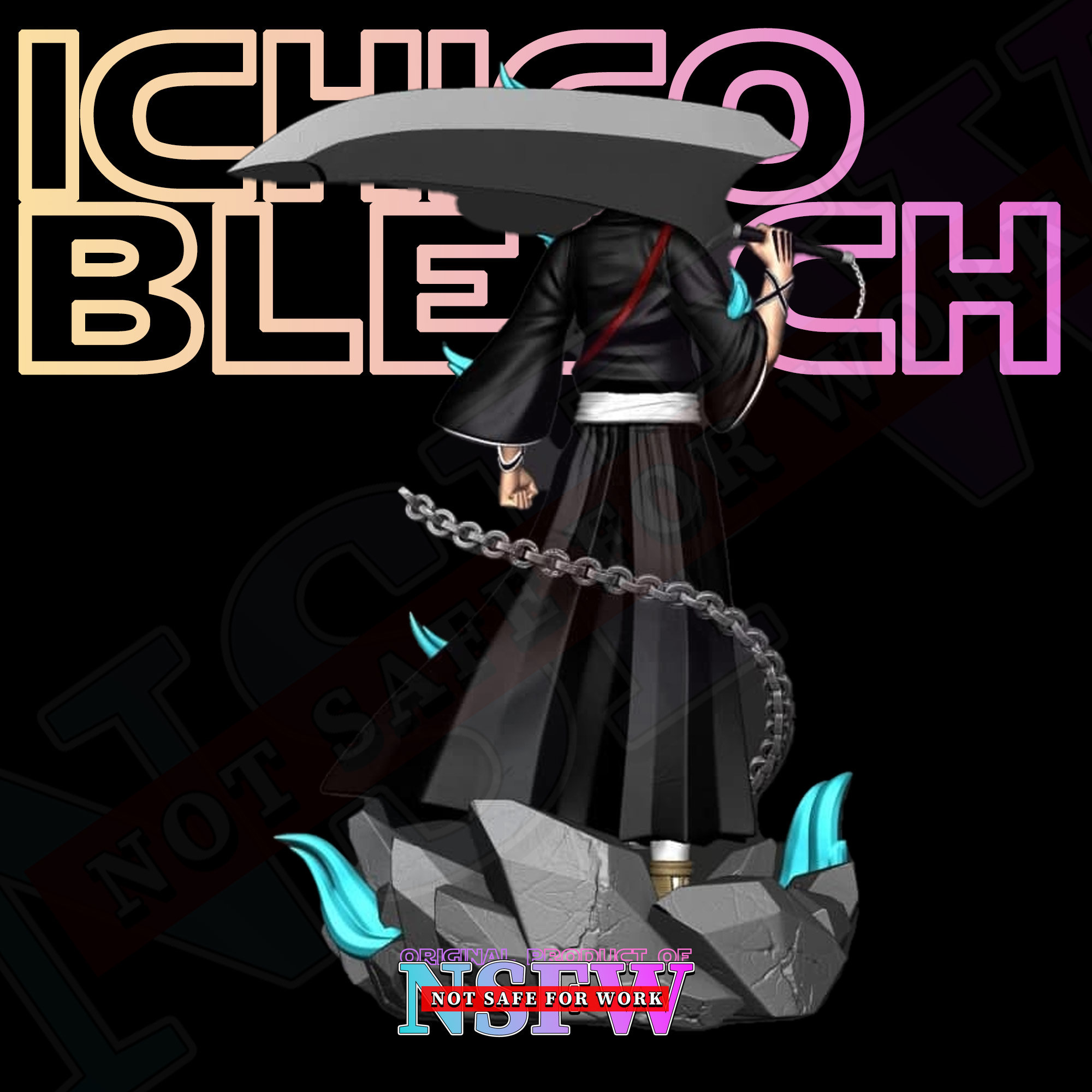 Ichigo Bleach Figure STL Model - Horizon Lite Model - 3D Printable 3D ...