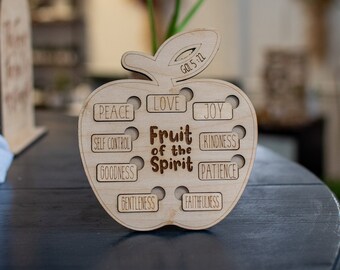 Fruit of the Spirit Puzzle for Kids Kids Ministry, Homeschool, Sunday ...