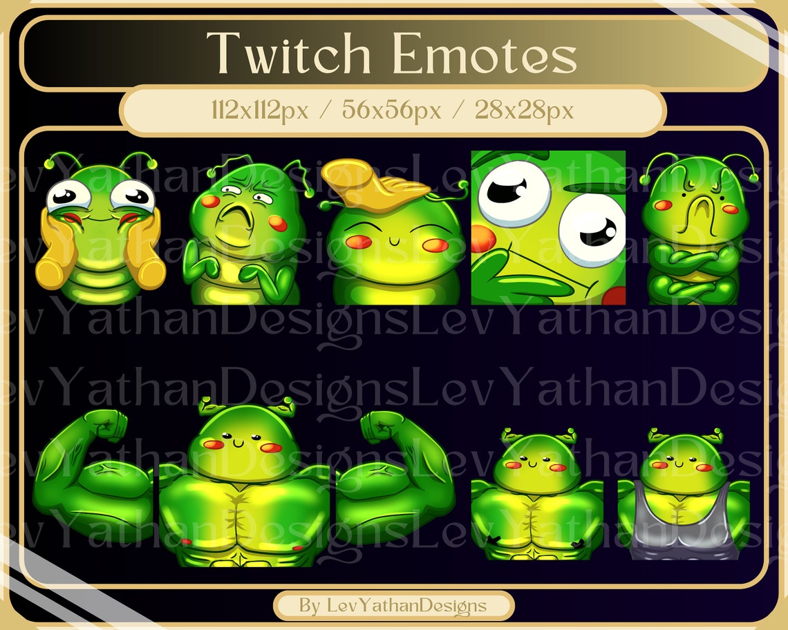 Twitch 10 Caterpillar Emotes / Twitch Emotes / Discord Emotes / Animal ...