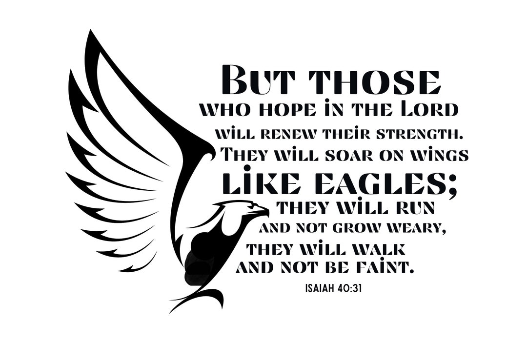 Christian Svg Designs| Instant Download | Shirt Design | Isaiah 40 31 ...