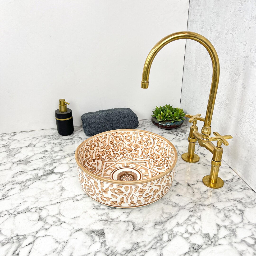 Custom Made Ceramic Bathroom Sink - Handmade Porcelain Ceramic Vessel ...