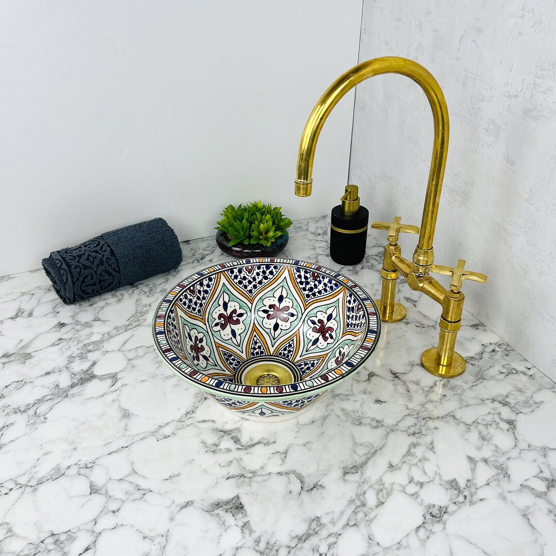 Custom Made Bathroom Basin Bowl - Bathroom Sink Vanity - Handmade ...