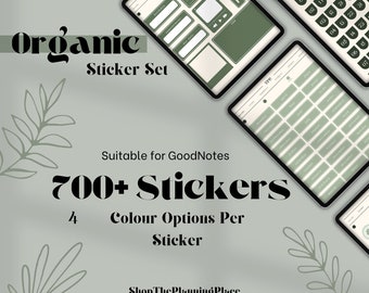 Goodnotes Neutral Sticker Set 700 Digital Stickers, iPad Journaling ...