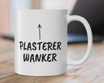 Funny Plastering Mug Plasterer Gift Idea Float Like A Butterfly, Skim ...
