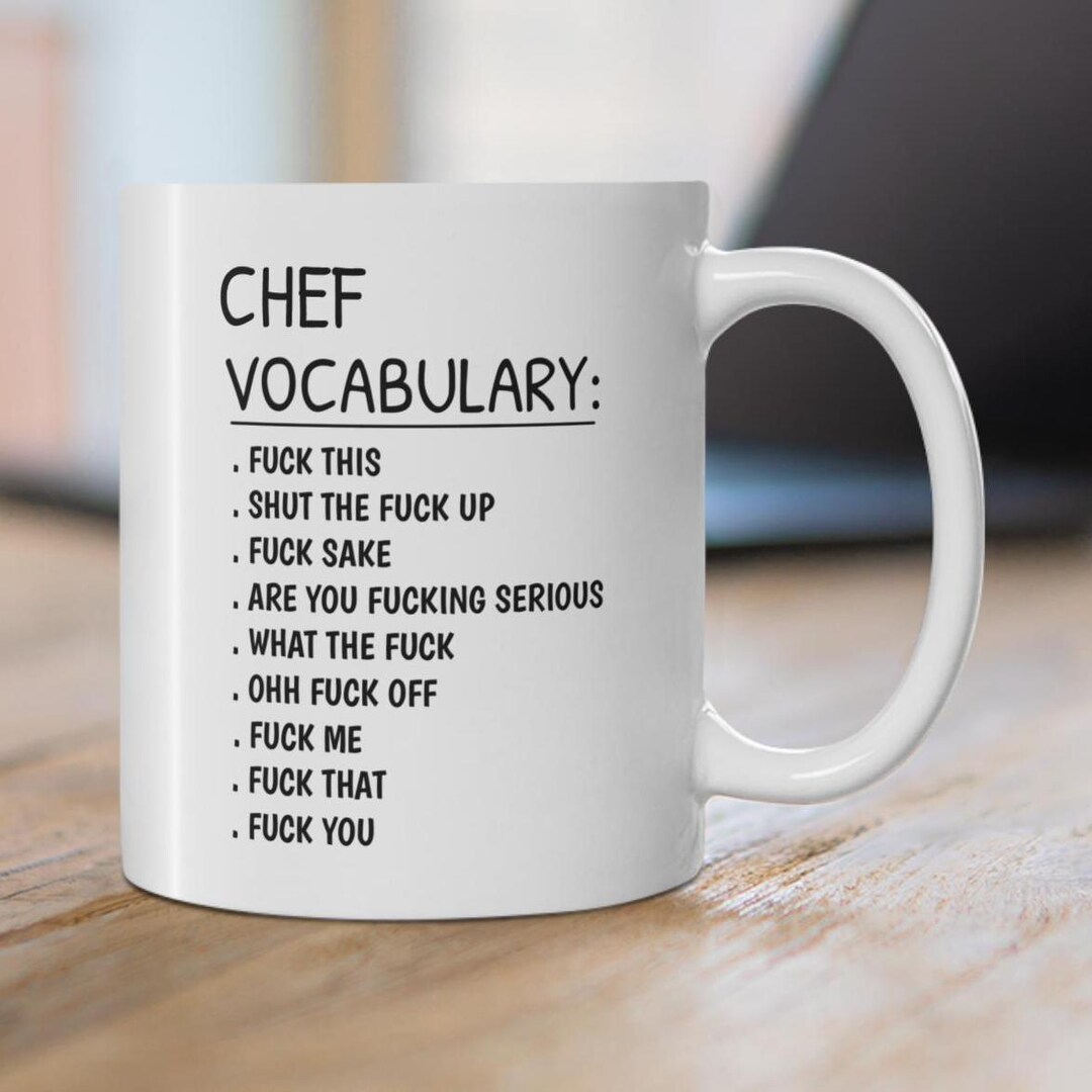 Chef Gifts Mug Funny for Him Chef Mug Rude Chef T Shirt Gift Birthday ...