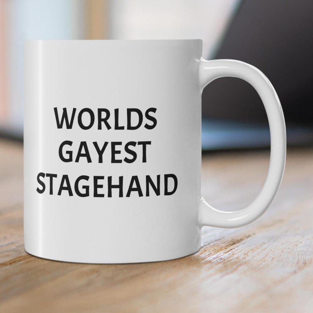 Stagehand Gift Funny for Him Stagehand Mug Rude Dad Mum Stagehand Cup ...
