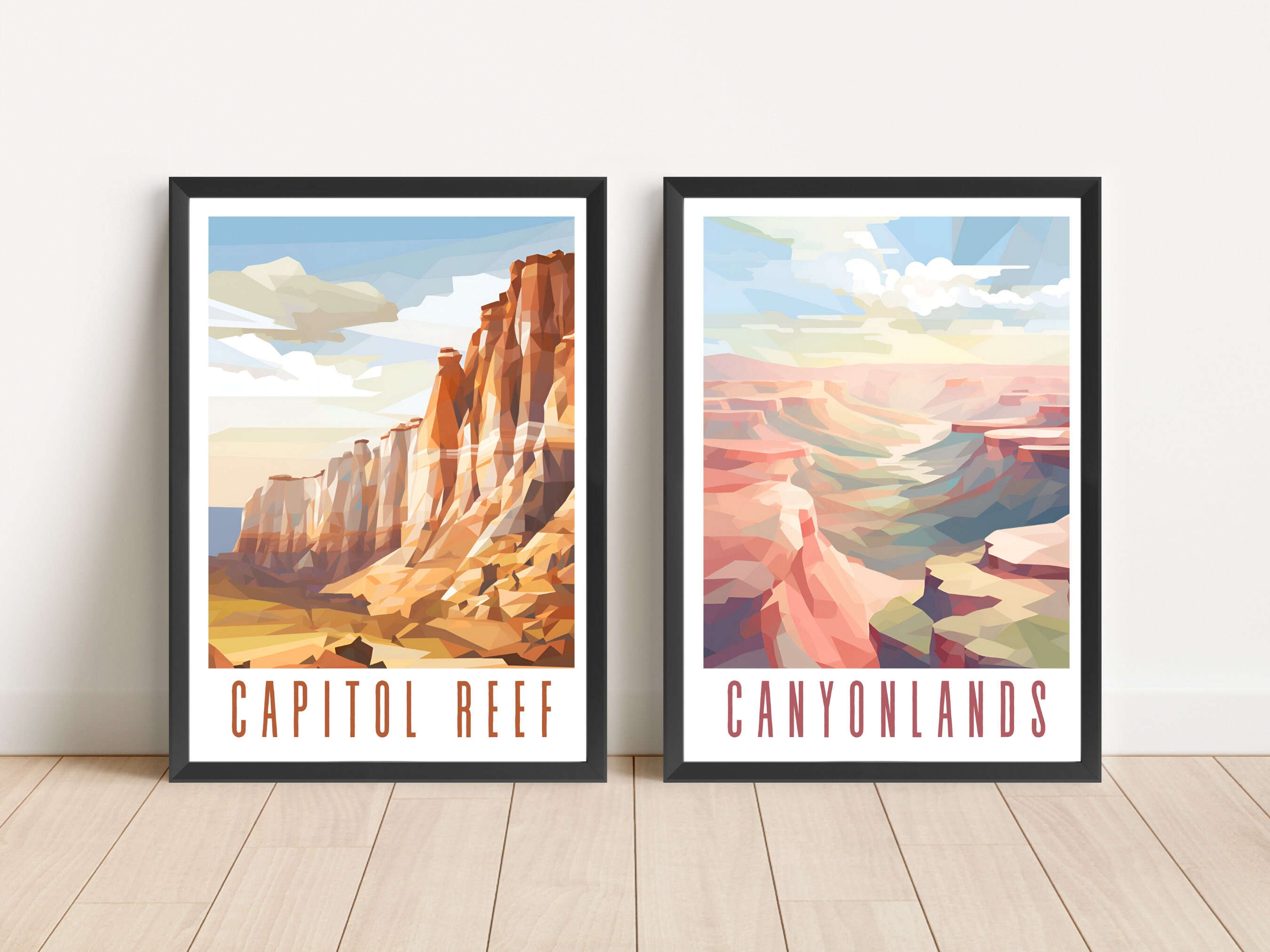 Utah National Parks Posters Set of 5 Prints Gallery Wall Art Digital ...