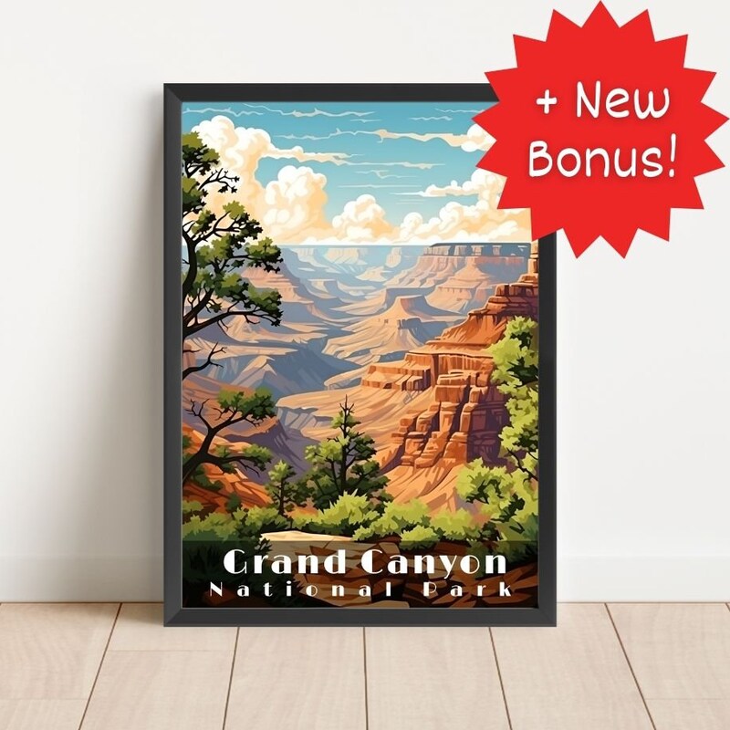 Grand Canyon Poster - Etsy