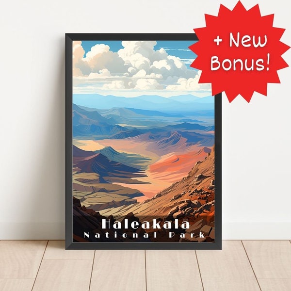 Haleakalā National Park Poster - Etsy