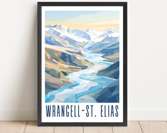 Wrangell St Elias Print National Park Service NPS - Etsy